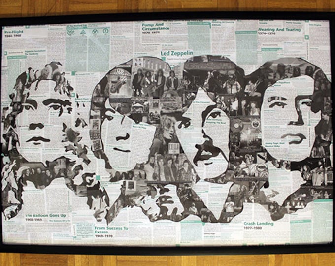 Led Zeppelin Trivia Collage - Etsy