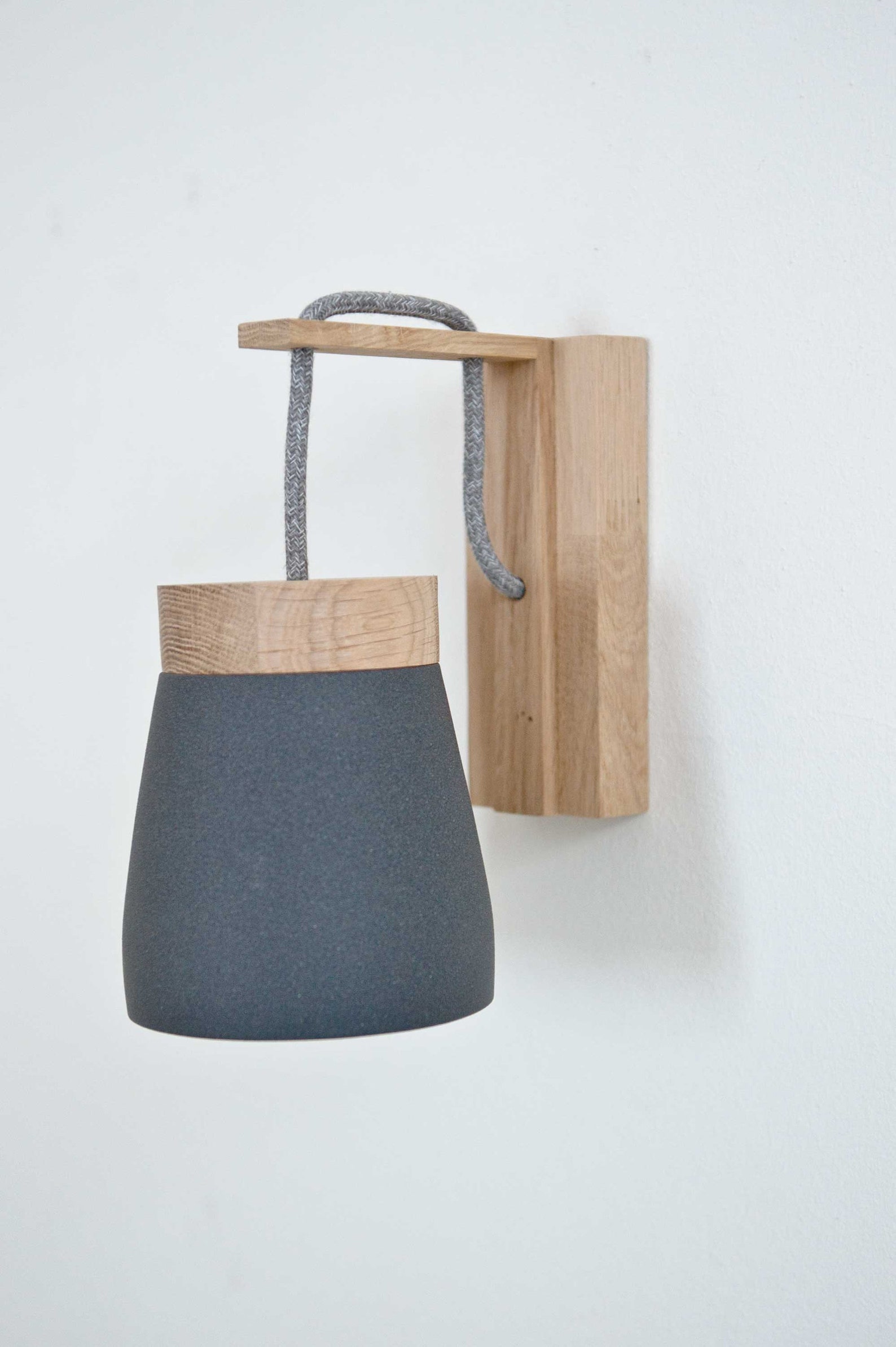 Wall Lamp for Wall Outlet in Dark Grey or White | Etsy