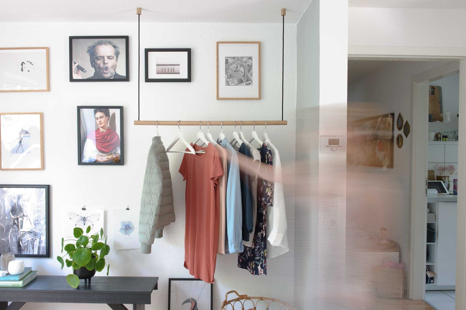 Clothes Rod Coat Rack Hanging Rod Hanging Coat Rack - Etsy