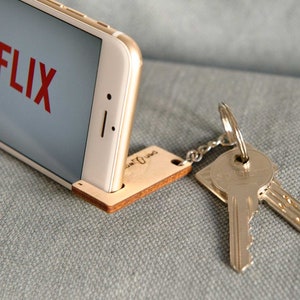 Smartphone Holder - Keychain -phone Stand - Cell Phone Holder - Etsy