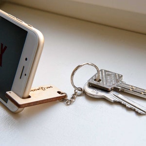 Smartphone Holder - Keychain -phone Stand - Cell Phone Holder - Etsy