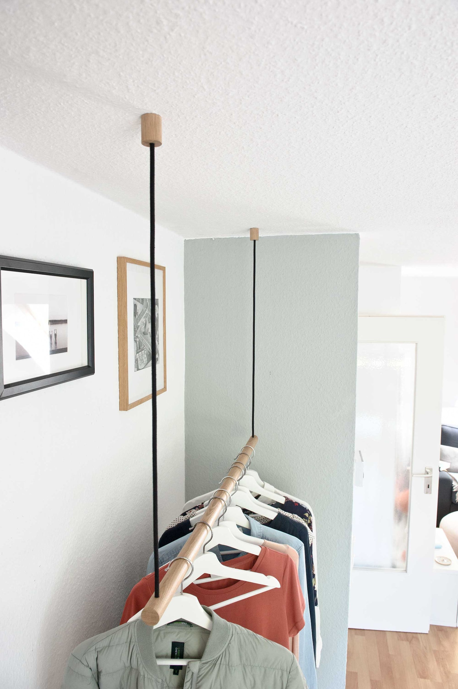 Clothes Rod Coat Rack Hanging Rod Hanging Coat Rack - Etsy