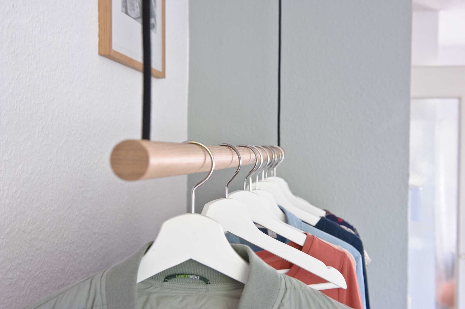 Clothes Rod Coat Rack Hanging Rod Hanging Coat Rack - Etsy