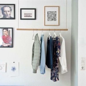 Clothes Rod Coat Rack Hanging Rod Hanging Coat Rack - Etsy