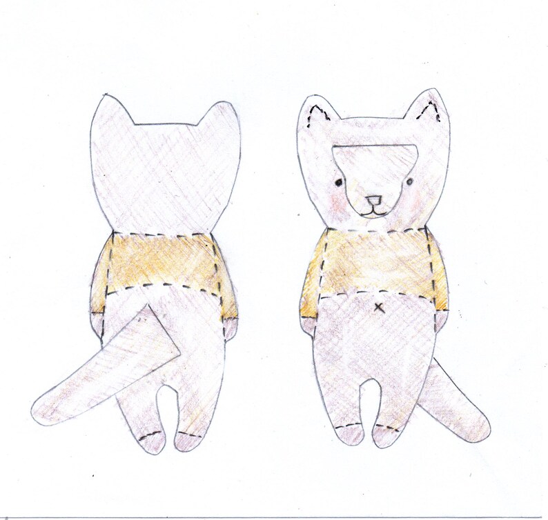 Instant Digital Download: PDF Sewing Pattern and Tutorial, Primitive ...