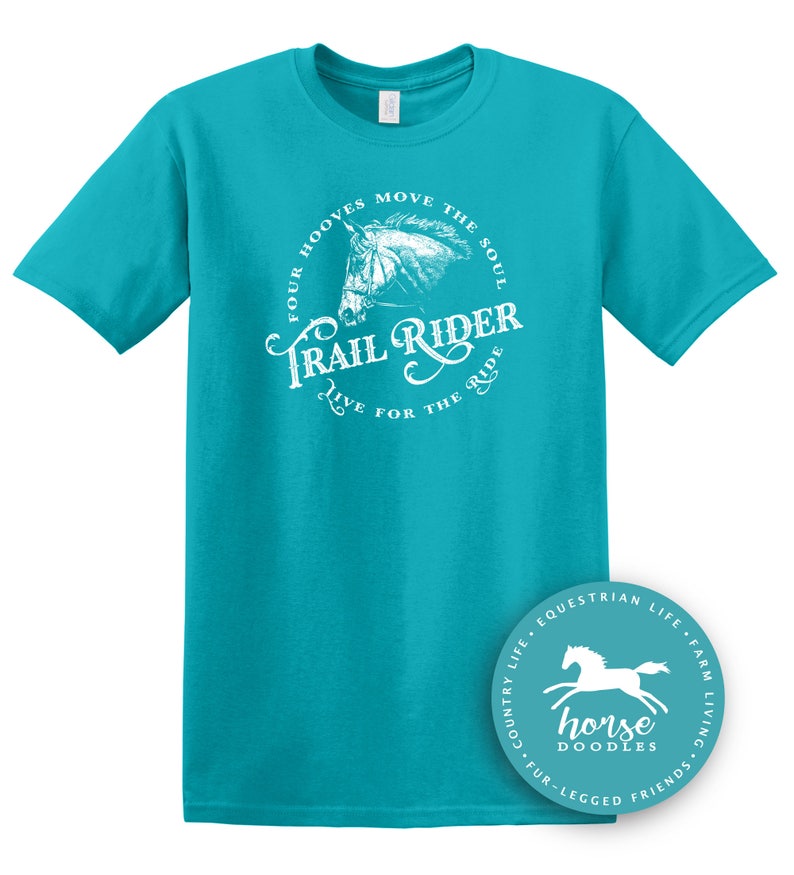 Trail Rider Circle | Equestrian Shirt | Horseback Riding | Horse Shirt ...