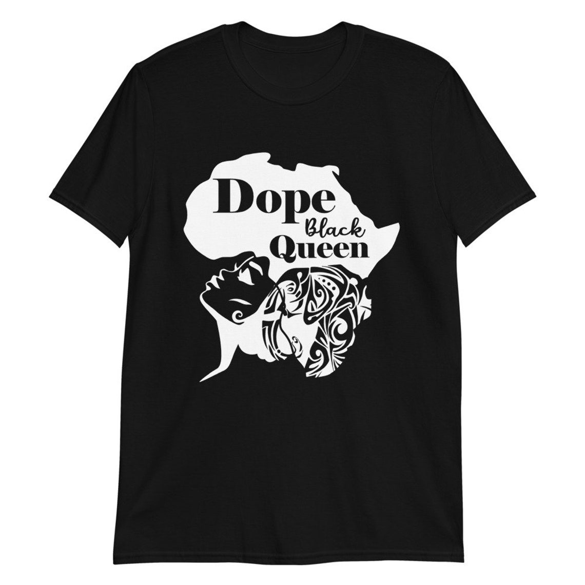 Dope Black Queen Short-Sleeve T-Shirt Black empowerment | Etsy