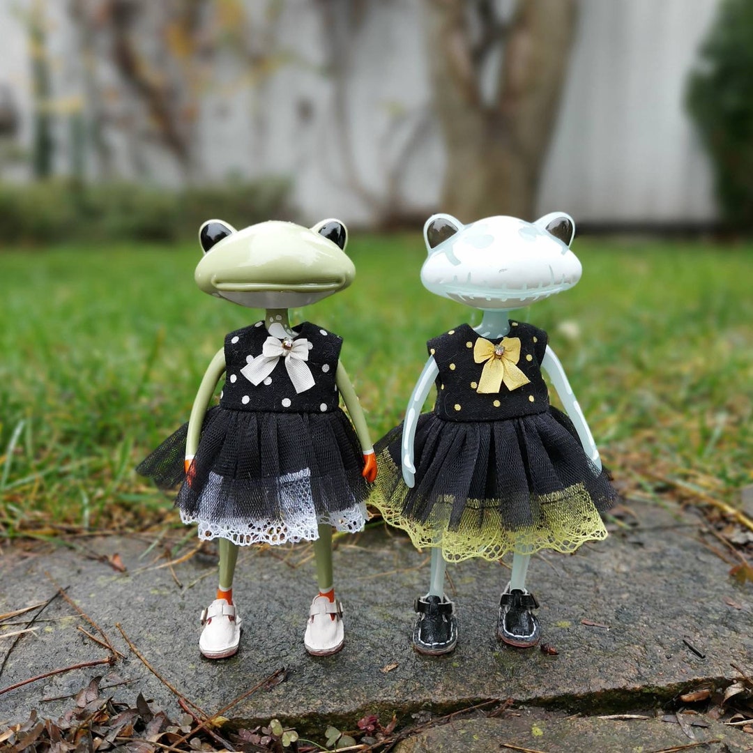 Wonder Frog Polka Dot Dress - Etsy