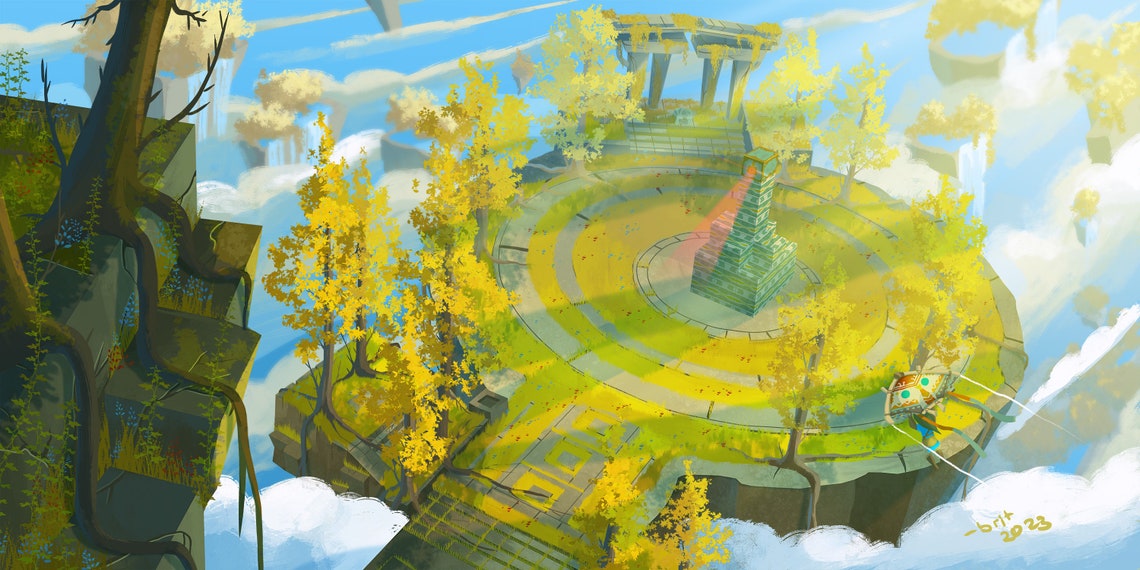 Zelda TOTK Fan Art Wallpaper: Desktop, Tablet, Phone (instant Download ...