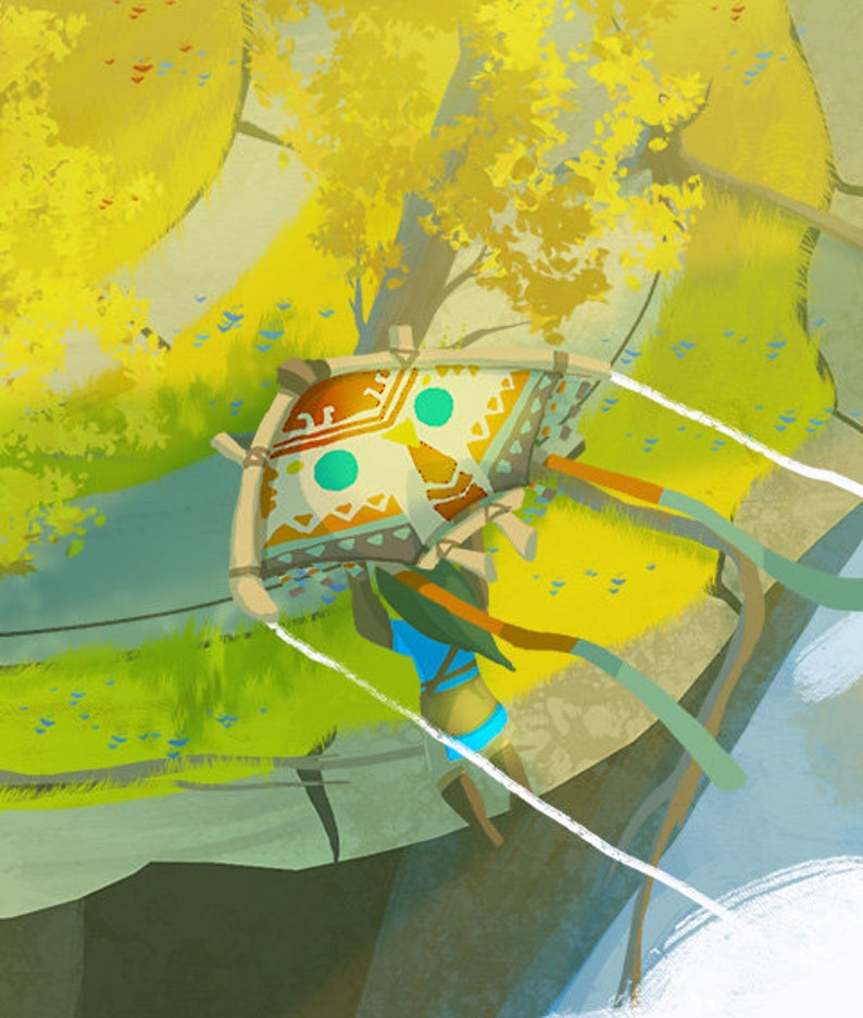 Zelda TOTK Fan Art Wallpaper: Desktop, Tablet, Phone (instant Download ...