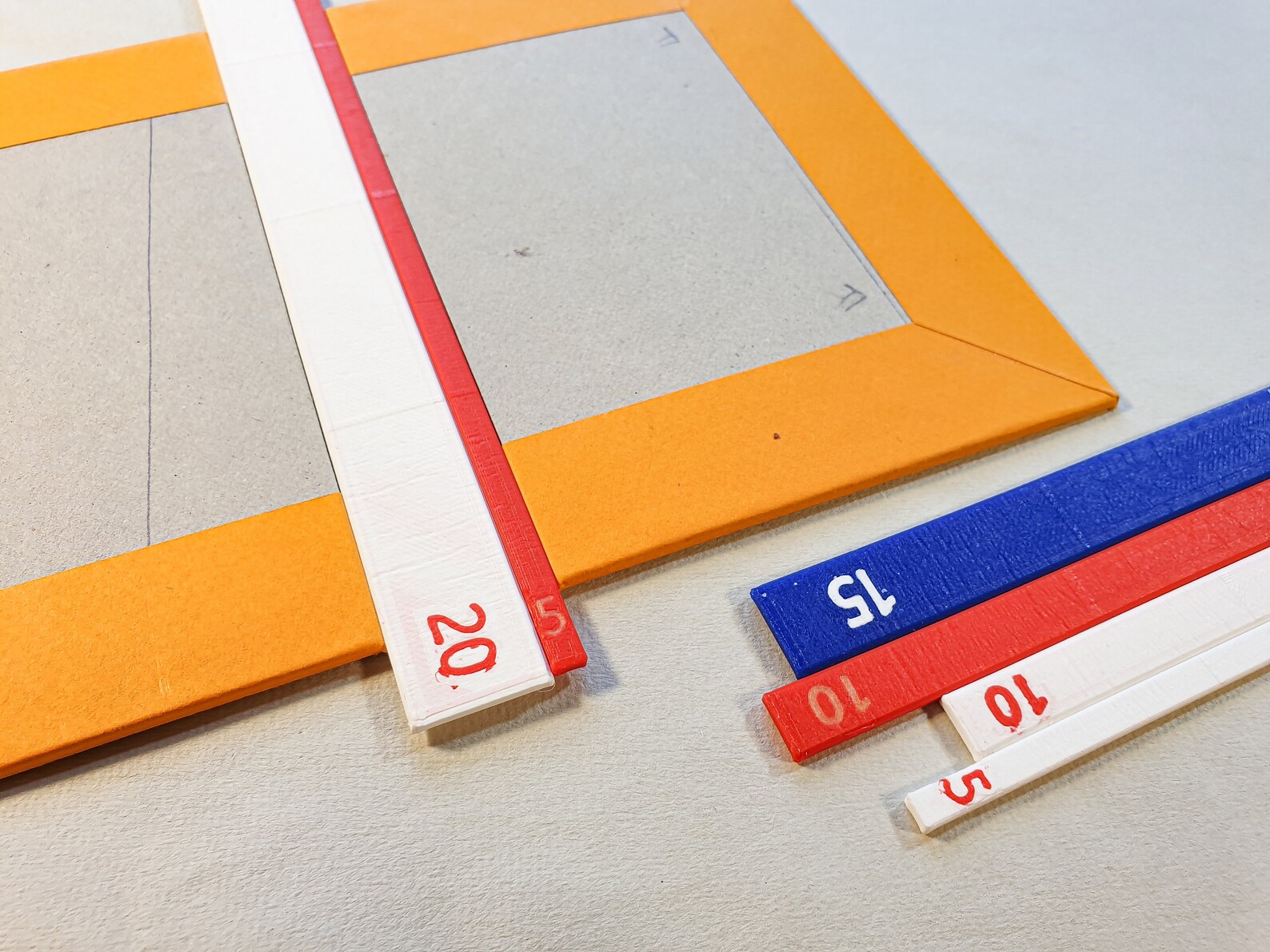 Set of Thin T-spacers metric Gauges/straightedges for | Etsy