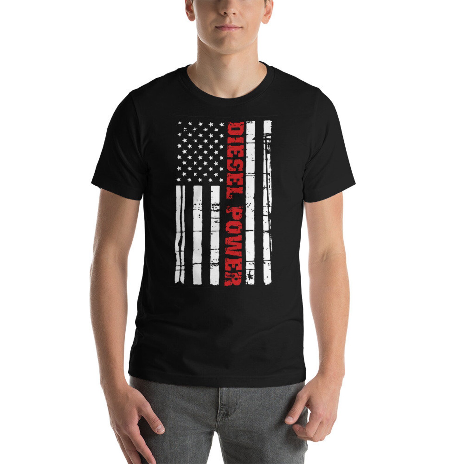 Diesel Power Flag T-shirt / Diesel Truck Shirt / Turbo Diesel Tee ...