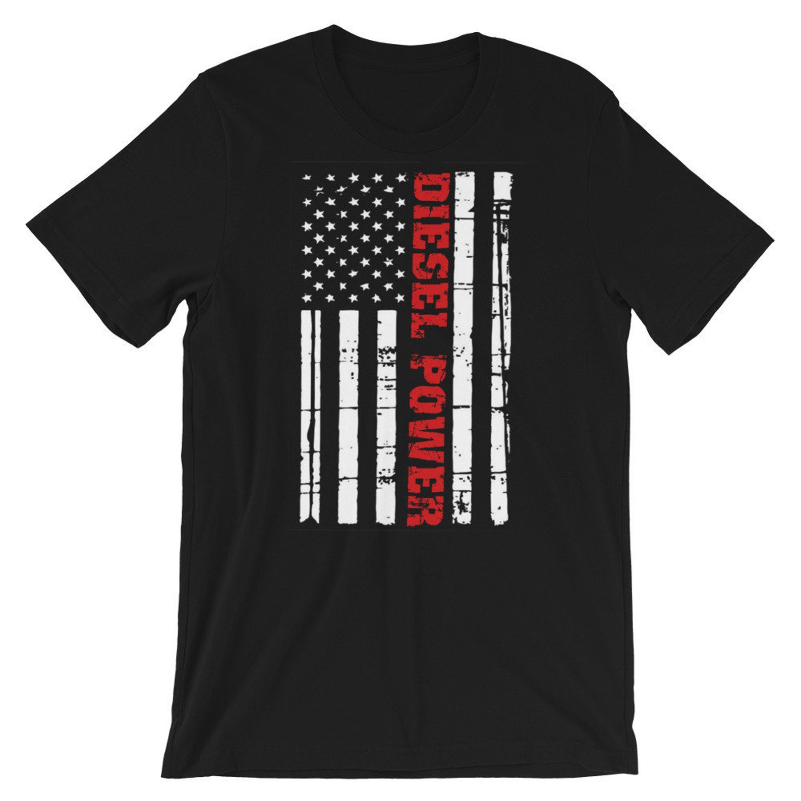 Diesel Power Flag T-shirt / Diesel Truck Shirt / Turbo Diesel Tee ...