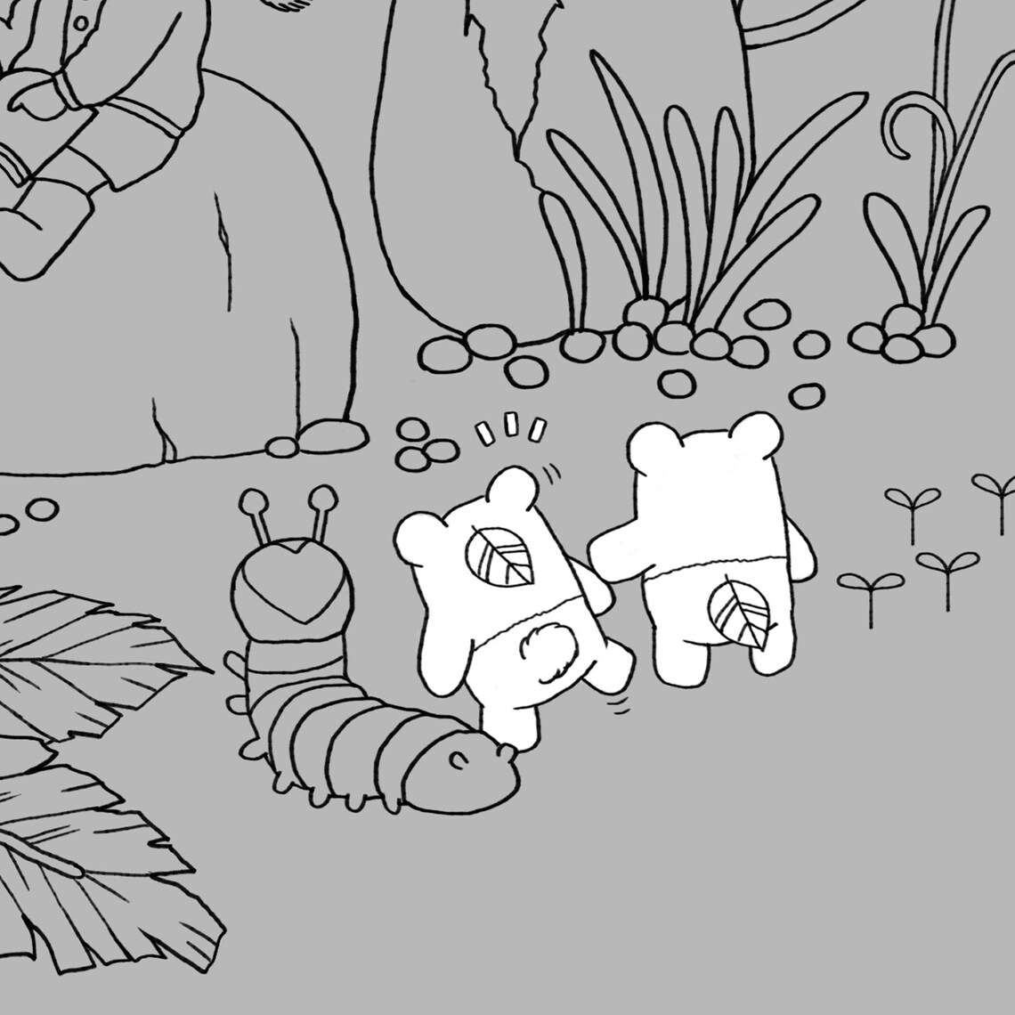 Story time Coloring Page A3 size 297 x 420mm / A4 size 210 | Etsy