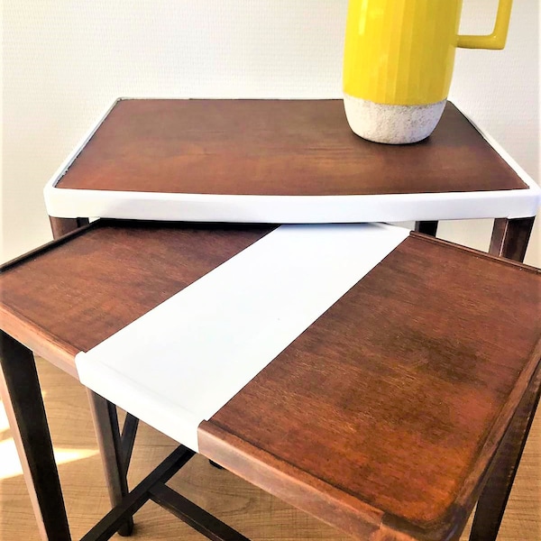 Teak Side Table 1960s - Etsy