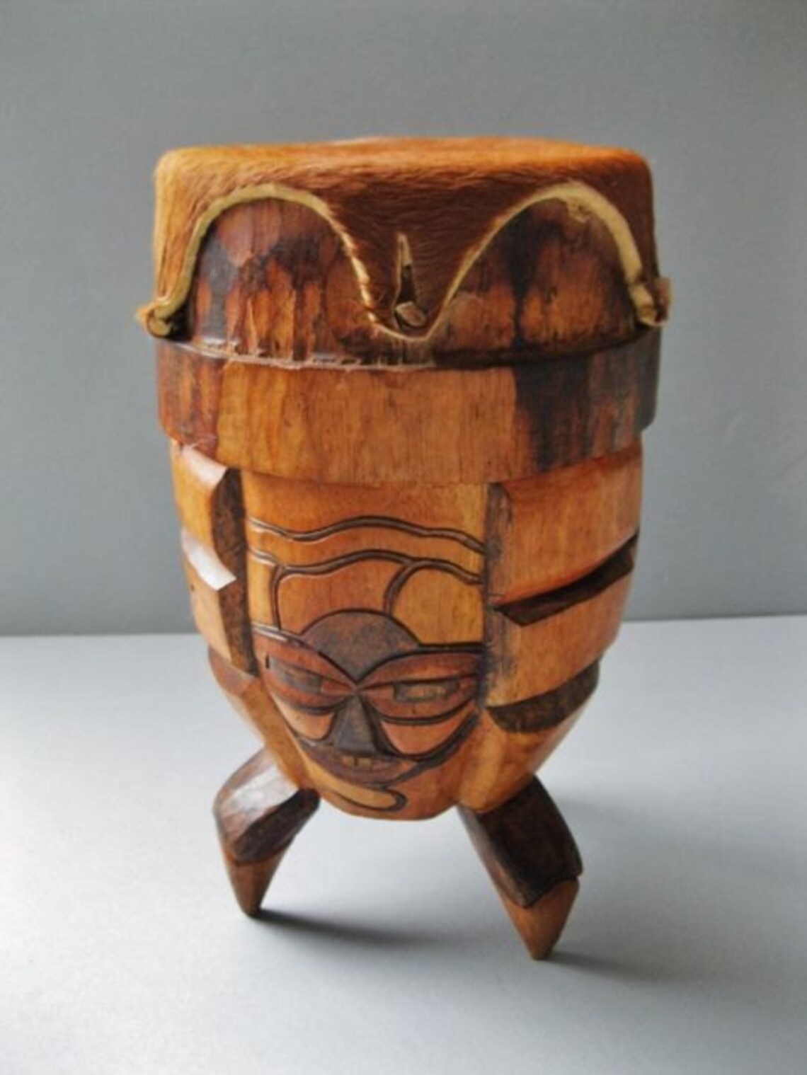 Authentic Traditional Zulu drum from South Africa Tribal | Etsy