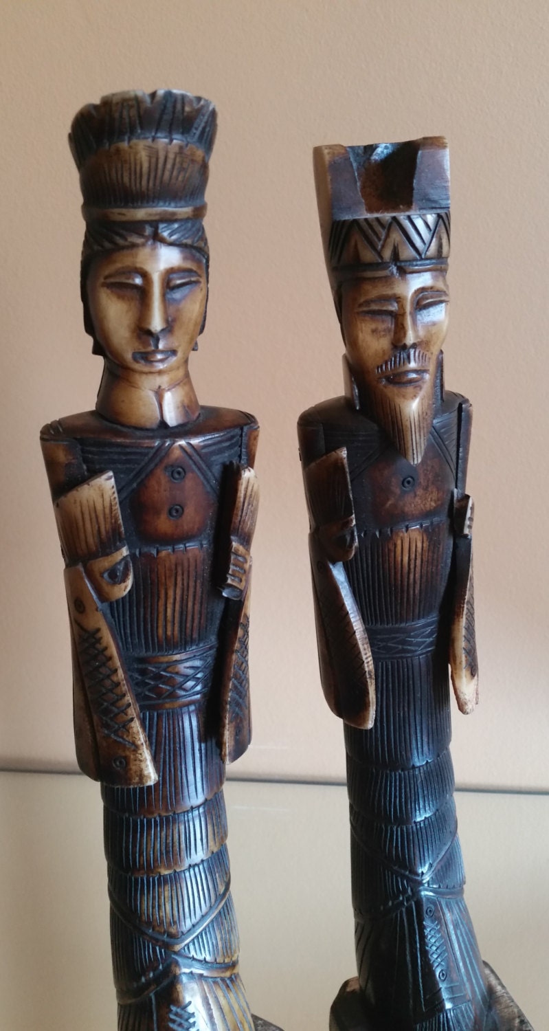 Bone Hand Carved Statue Figurine Sculpture Figurines Art & Collectibles ...