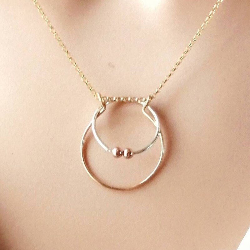 Ring Necklace - Etsy