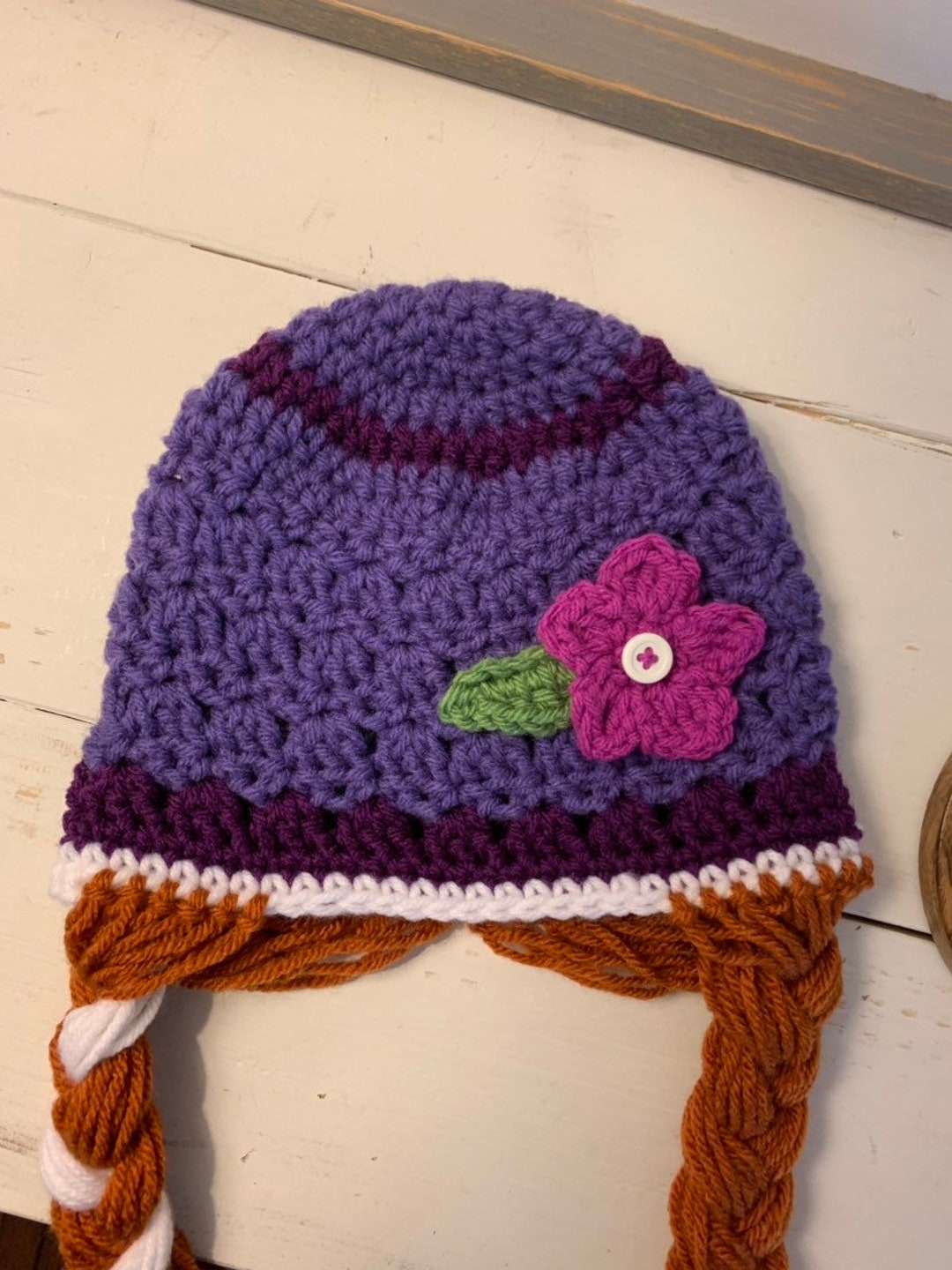 Princess Anna-inspired Hat With Hair - Etsy