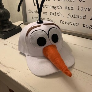 Olaf-inspired Adjustable Hat - Etsy