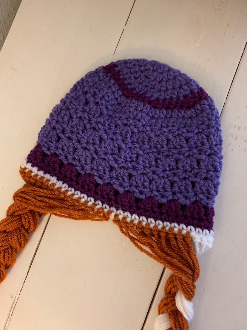 Princess Anna-inspired Hat With Hair - Etsy