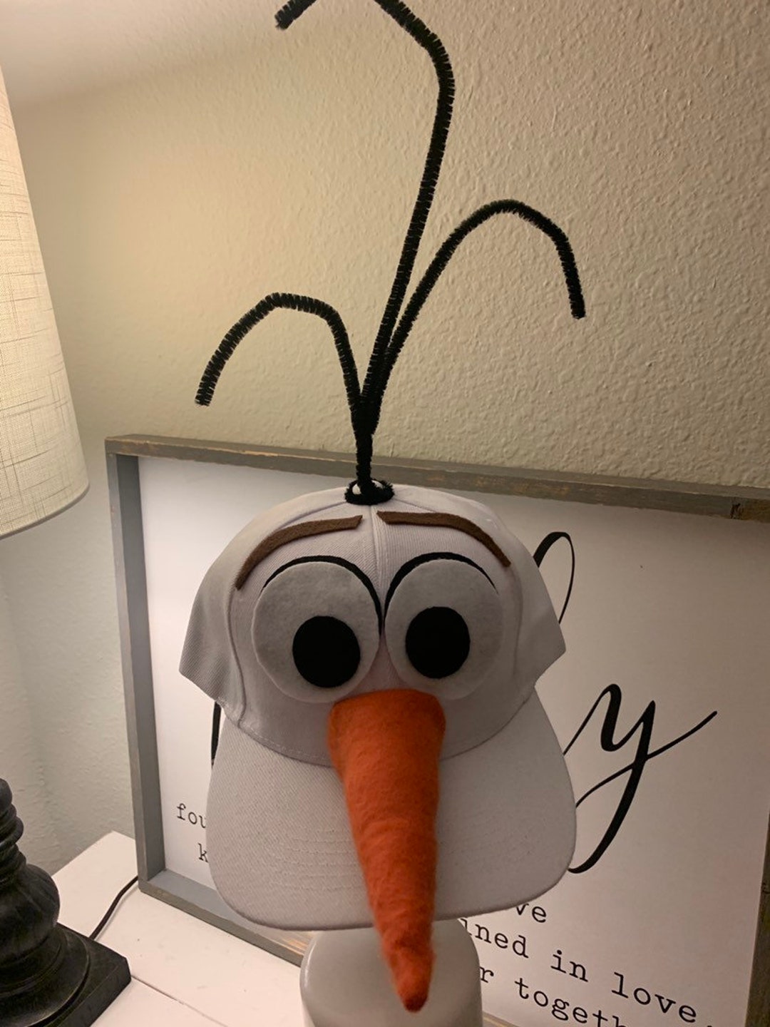 Olaf-inspired Adjustable Hat - Etsy