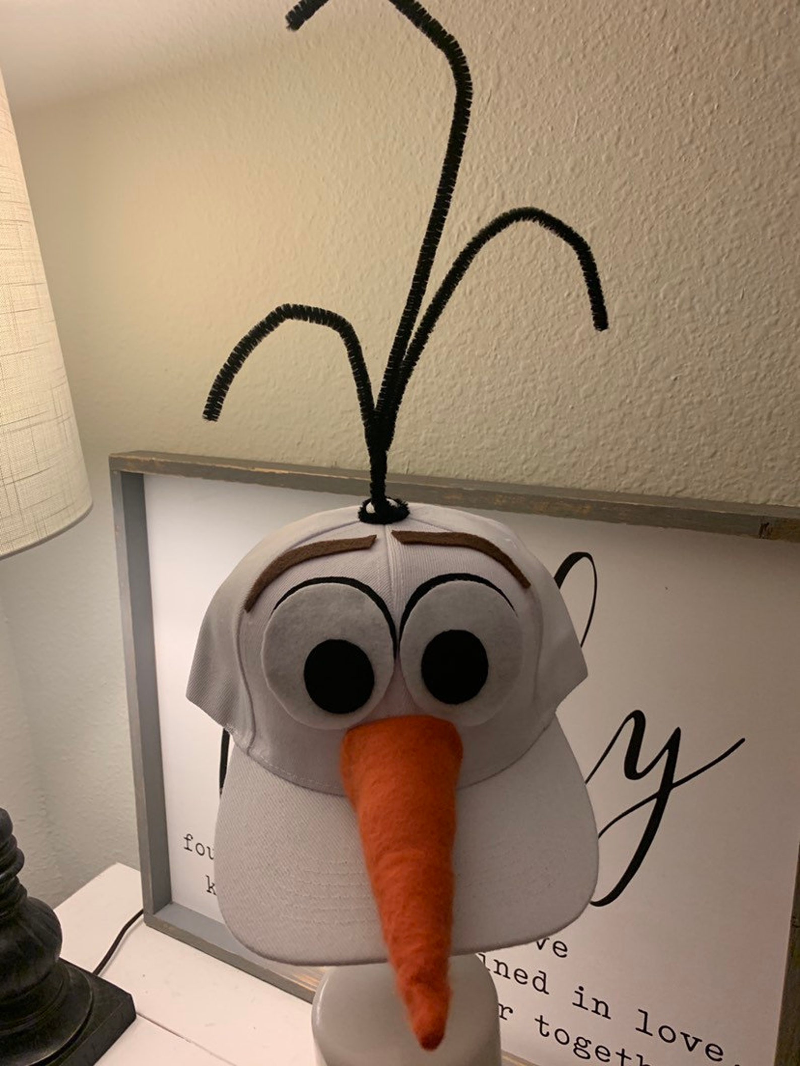 Olaf-inspired Adjustable Hat - Etsy