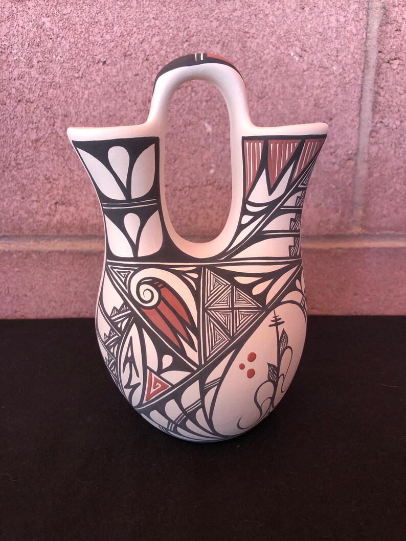 Handpainted Native American Wedding Vase | Etsy