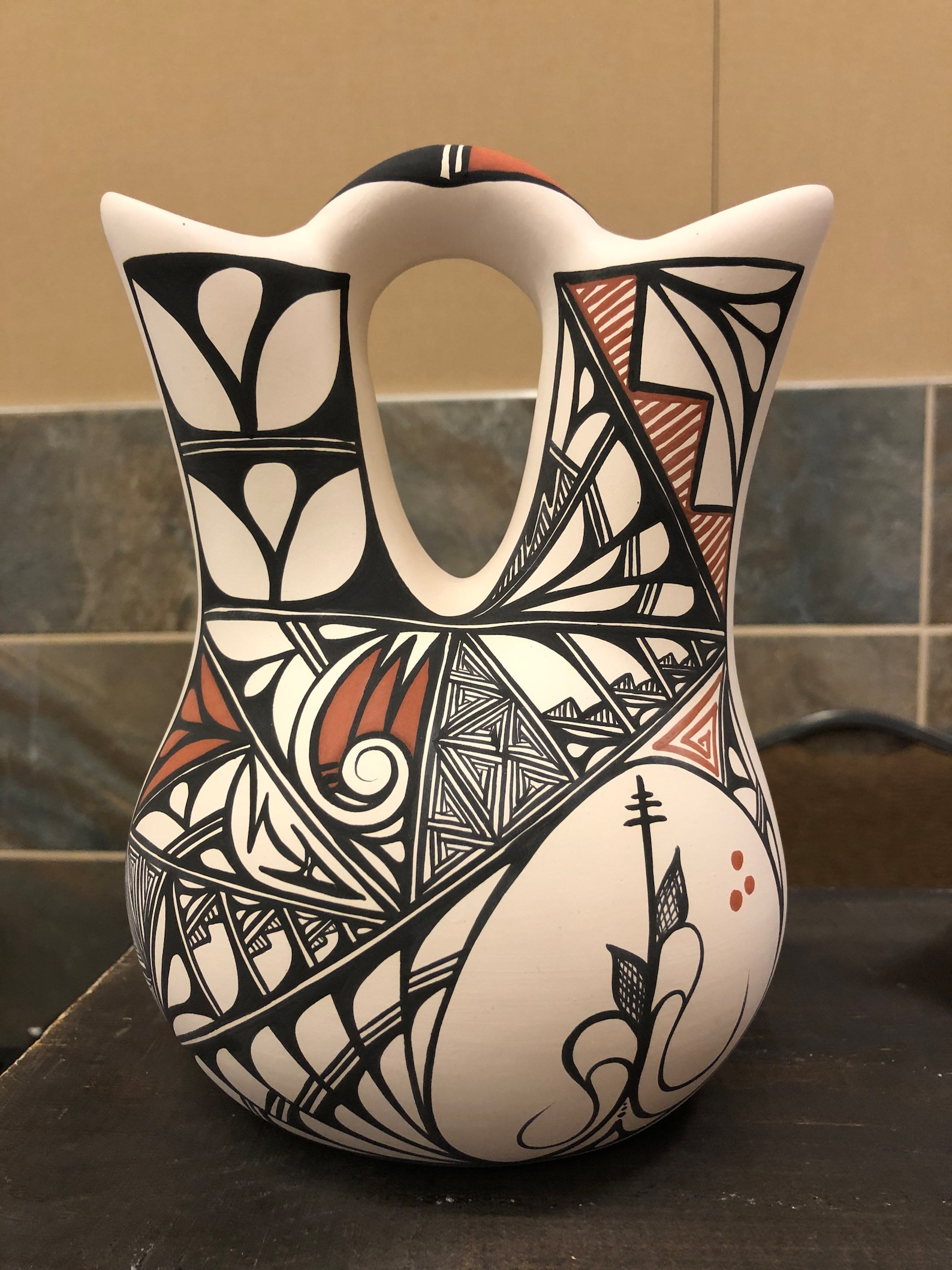 Handpainted Native American Navajo Wedding Vase - Etsy