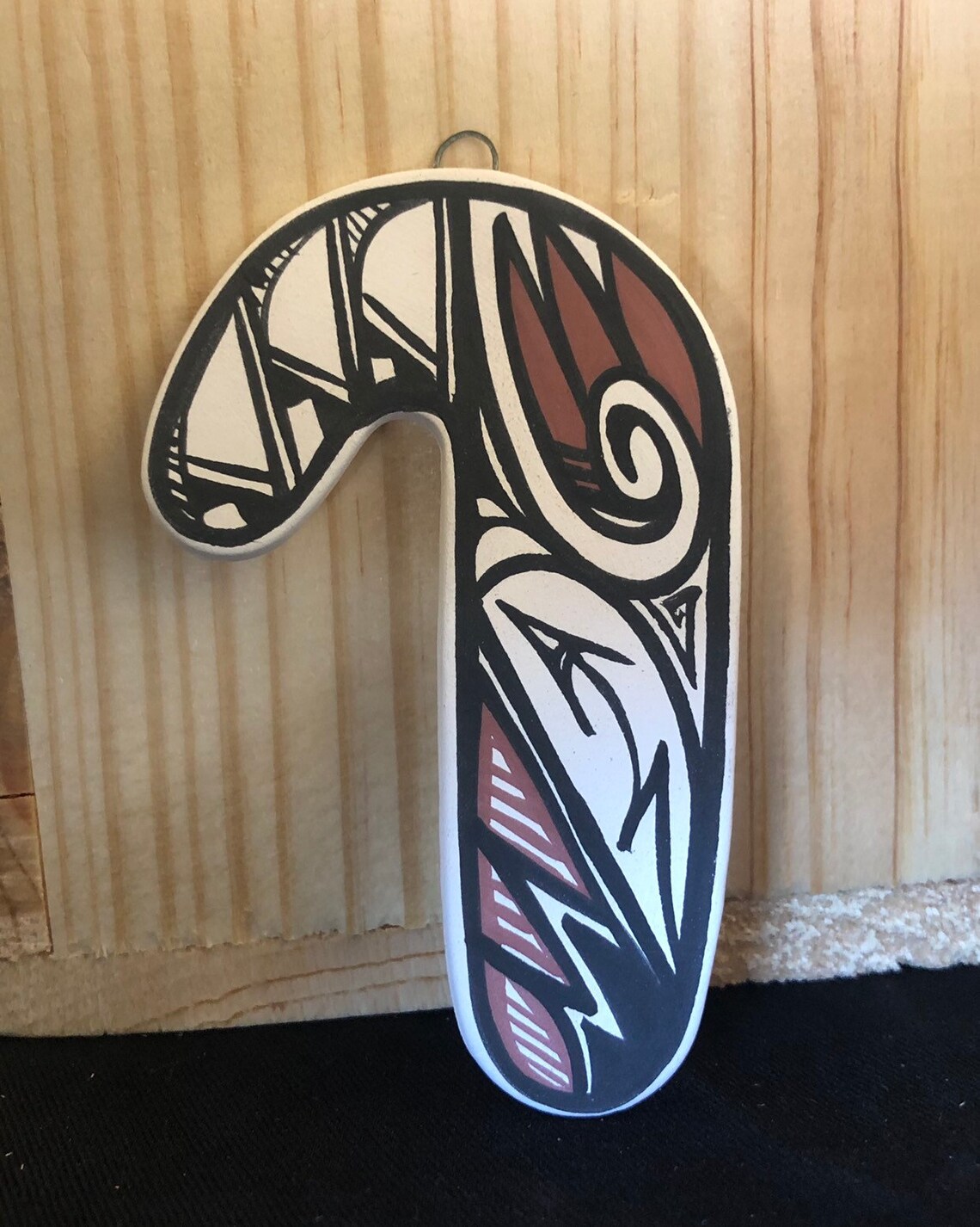 Hand Painted Native American Navajo Candy Cane Christmas | Etsy