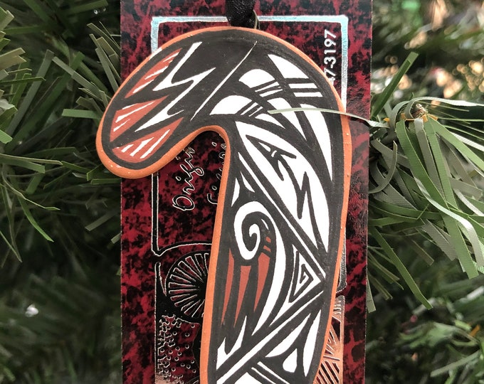 Hand Painted Native American Navajo Candy Cane Christmas - Etsy