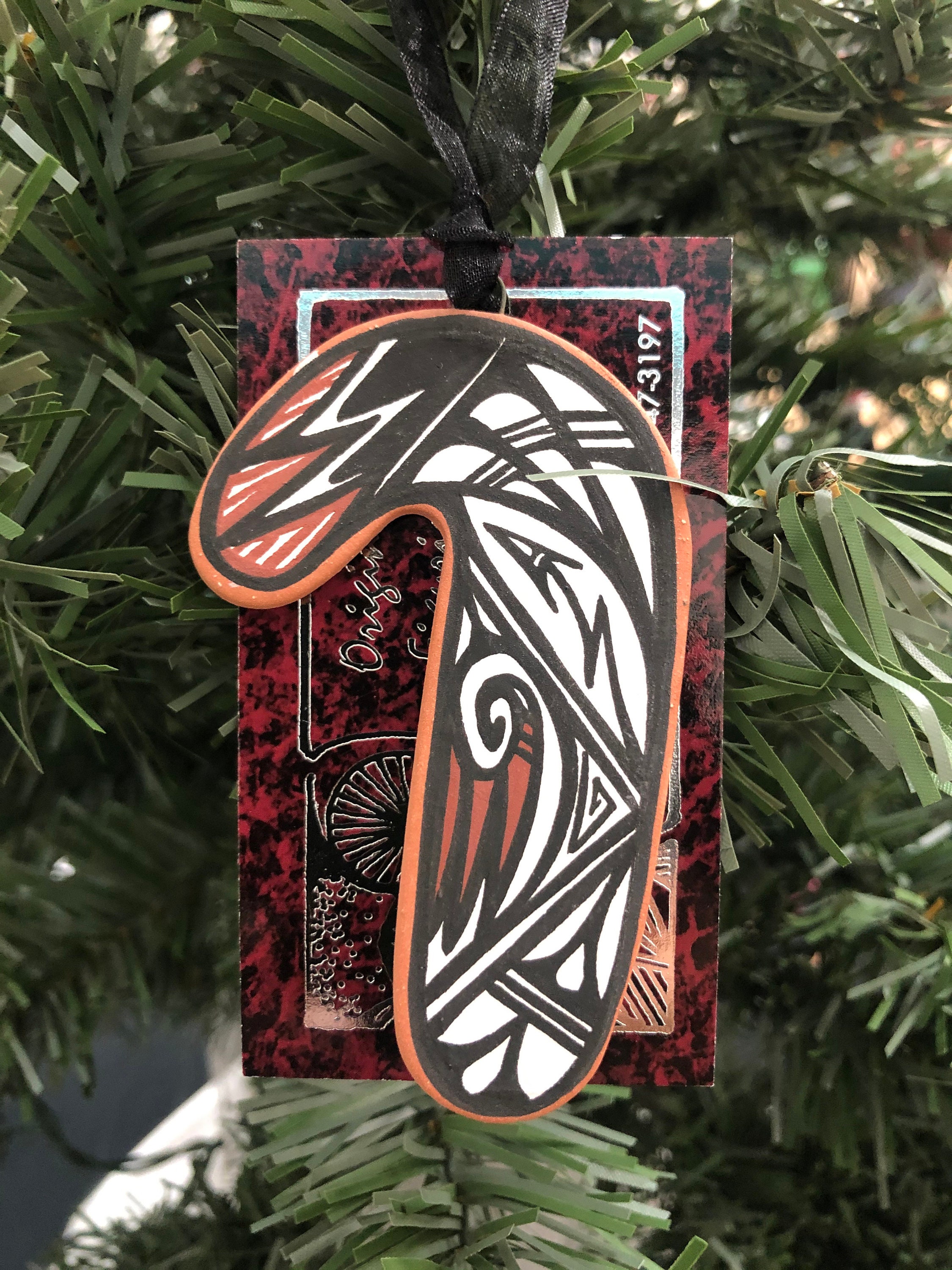 Hand Painted Native American Navajo Candy Cane Christmas - Etsy