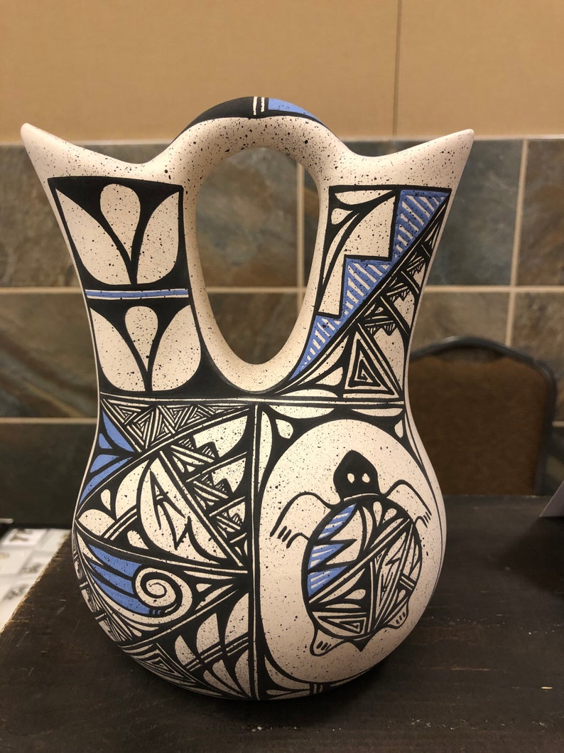 Handpainted Native American Navajo Wedding Vase - Etsy