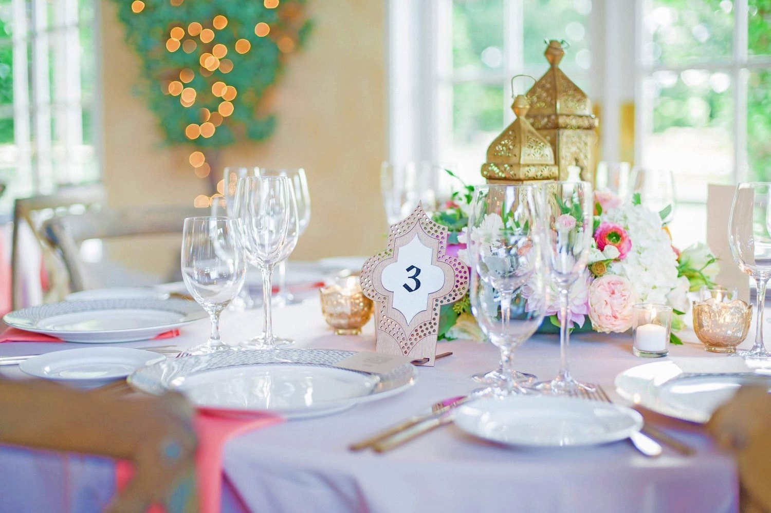 Moroccan Themed Table Numbers- Sofreh Aghd- Persian Wedding - Etsy