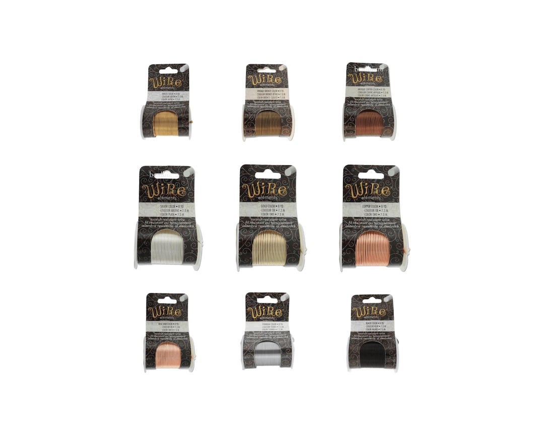 Beadsmith Lacquered Tarnish Resistant Wire – Half Hard Jewelry & Craft ...