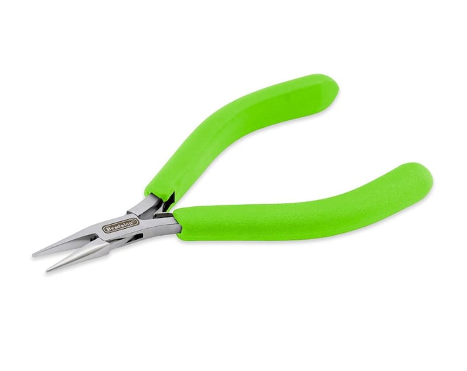 Beadalon Designer Slim Chain Nose Pliers - Vinyl-free Grips, Stainless ...