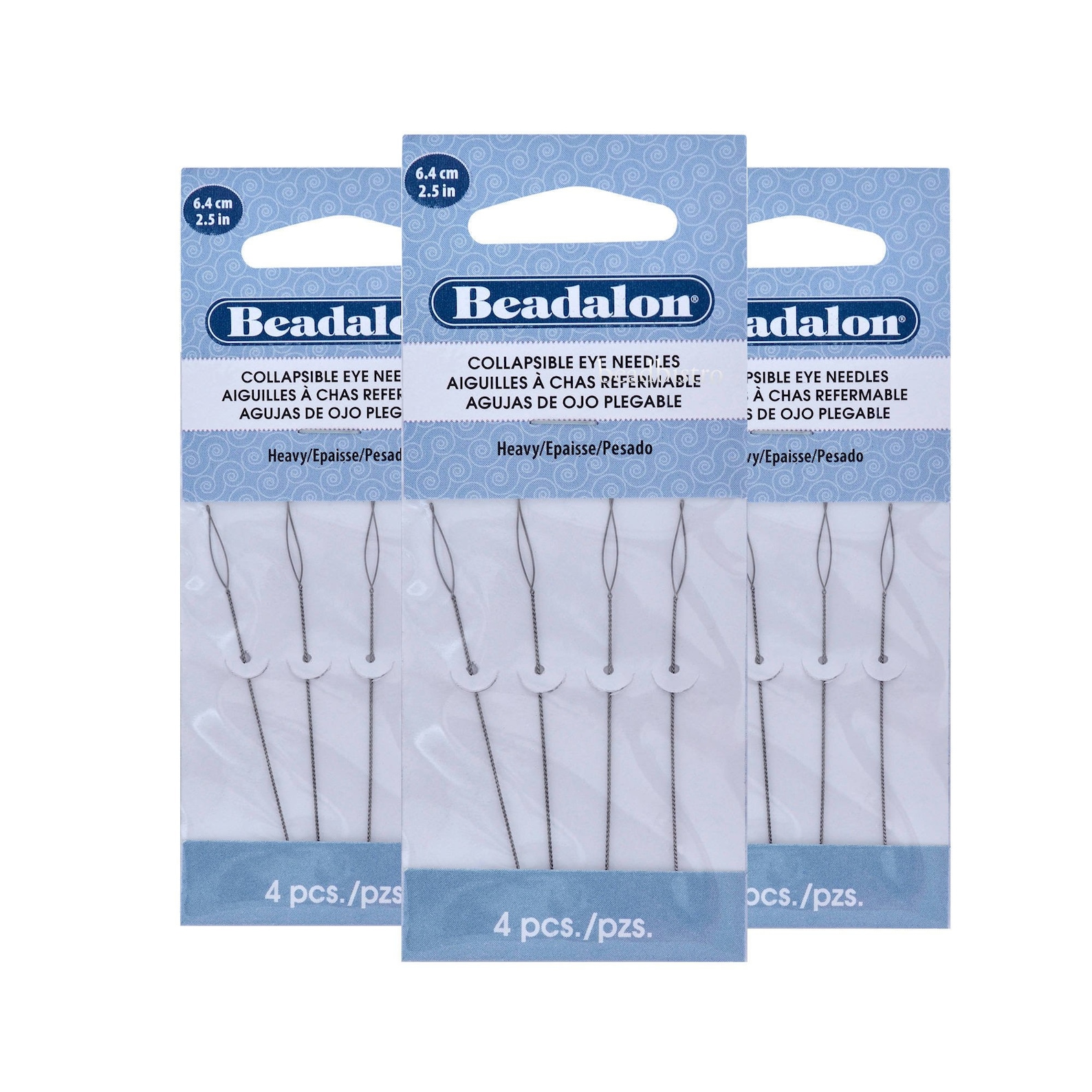Beadalon Collapsible Eye Beading Needles: Heavy, 2.5in (4 Pack) - Etsy