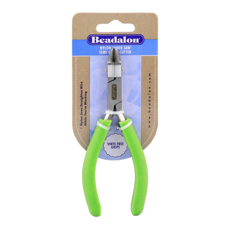 Beadalon Semi-flush Cutters, Nylon Inner Jaw for Straightening, Forming ...