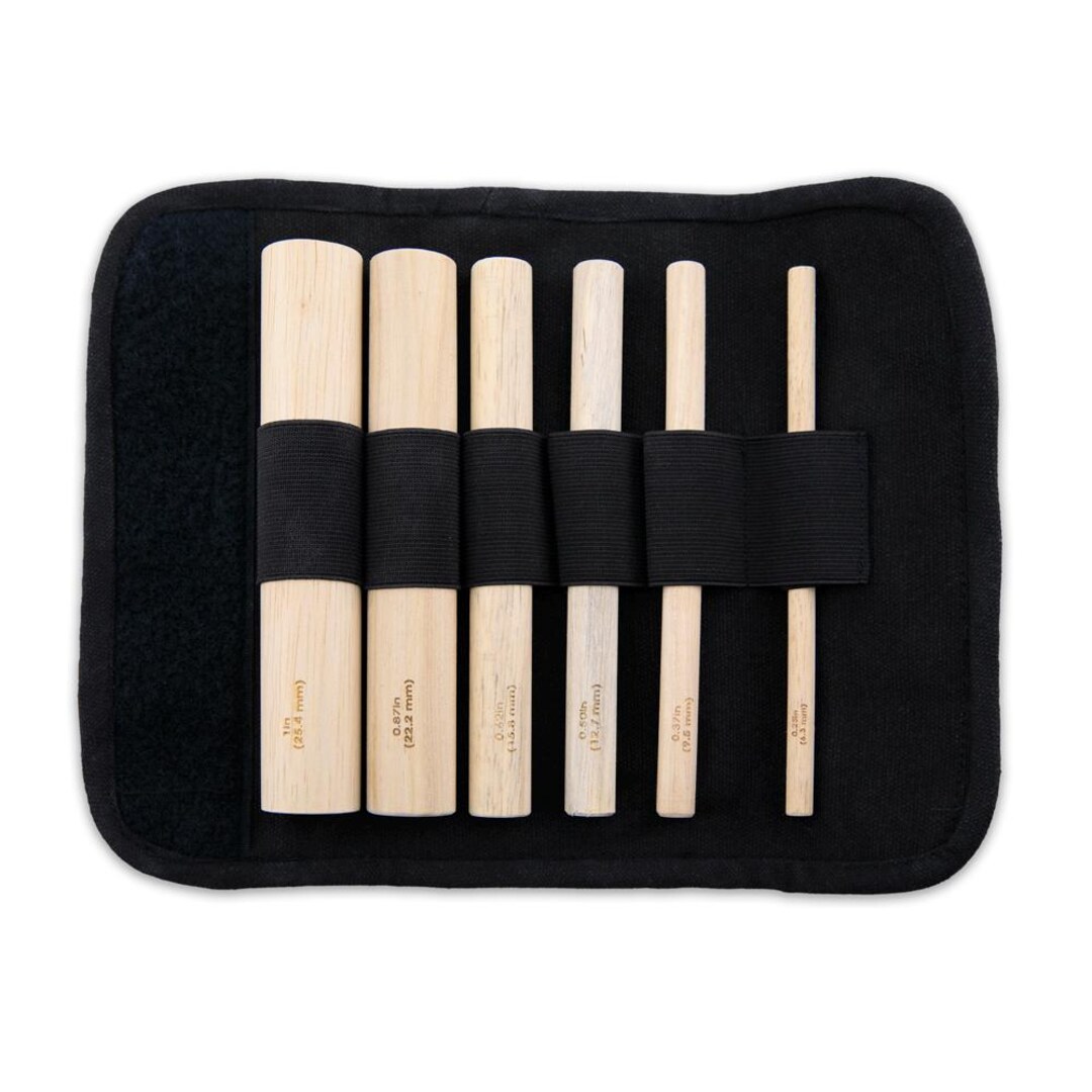 Artistic Wire Wooden Mandrel Set Jewelry Making Kit 6 Sizes From 1/41 ...