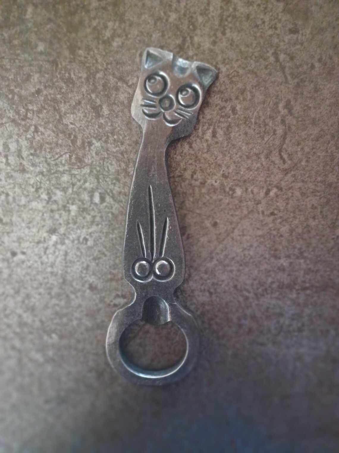 Hand Forged Iron Cat Bottle Opener - Etsy
