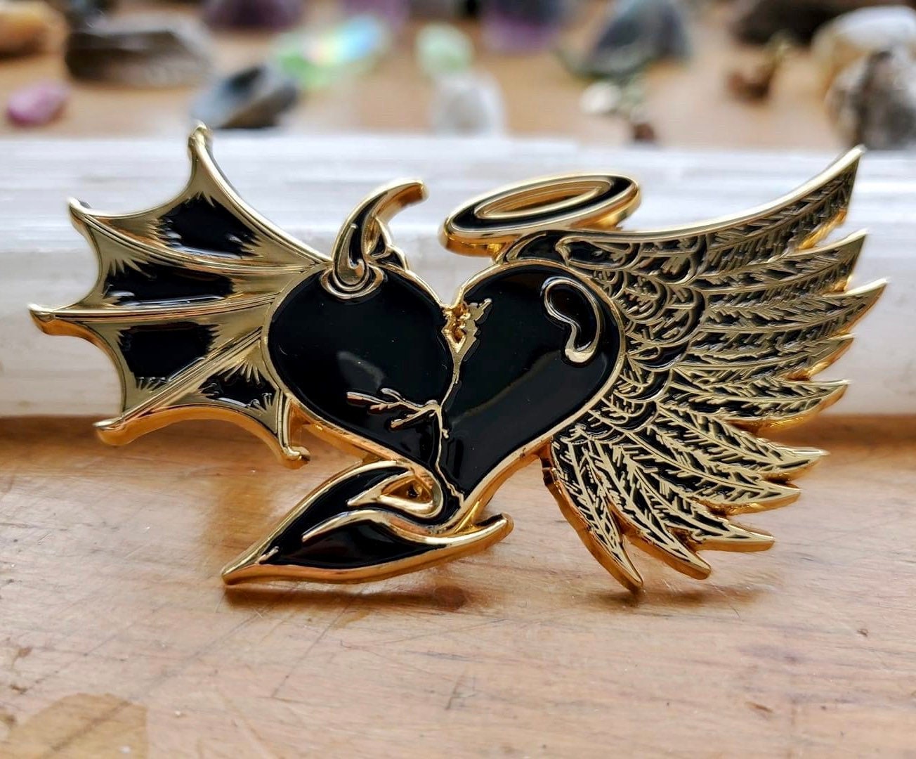 Good & Evil Hat Pins - Etsy
