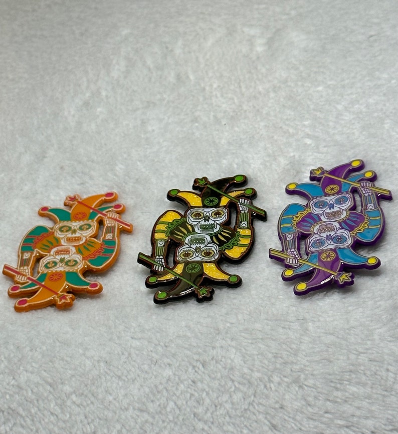 Trippy Joker Hat Pins - Etsy