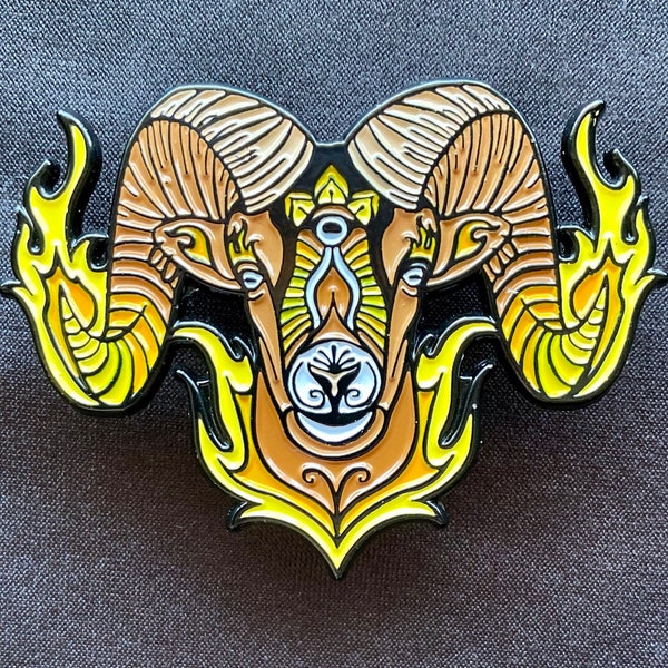Aries Enamel Pin - Etsy