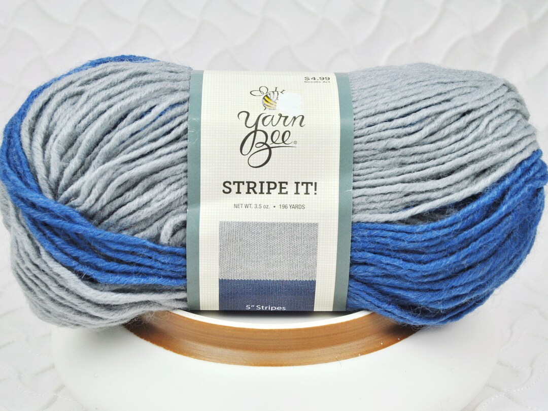 Blue/grey Yarn for Knitting, Crocheting, Yarn for Amigurumi, Acrylic ...