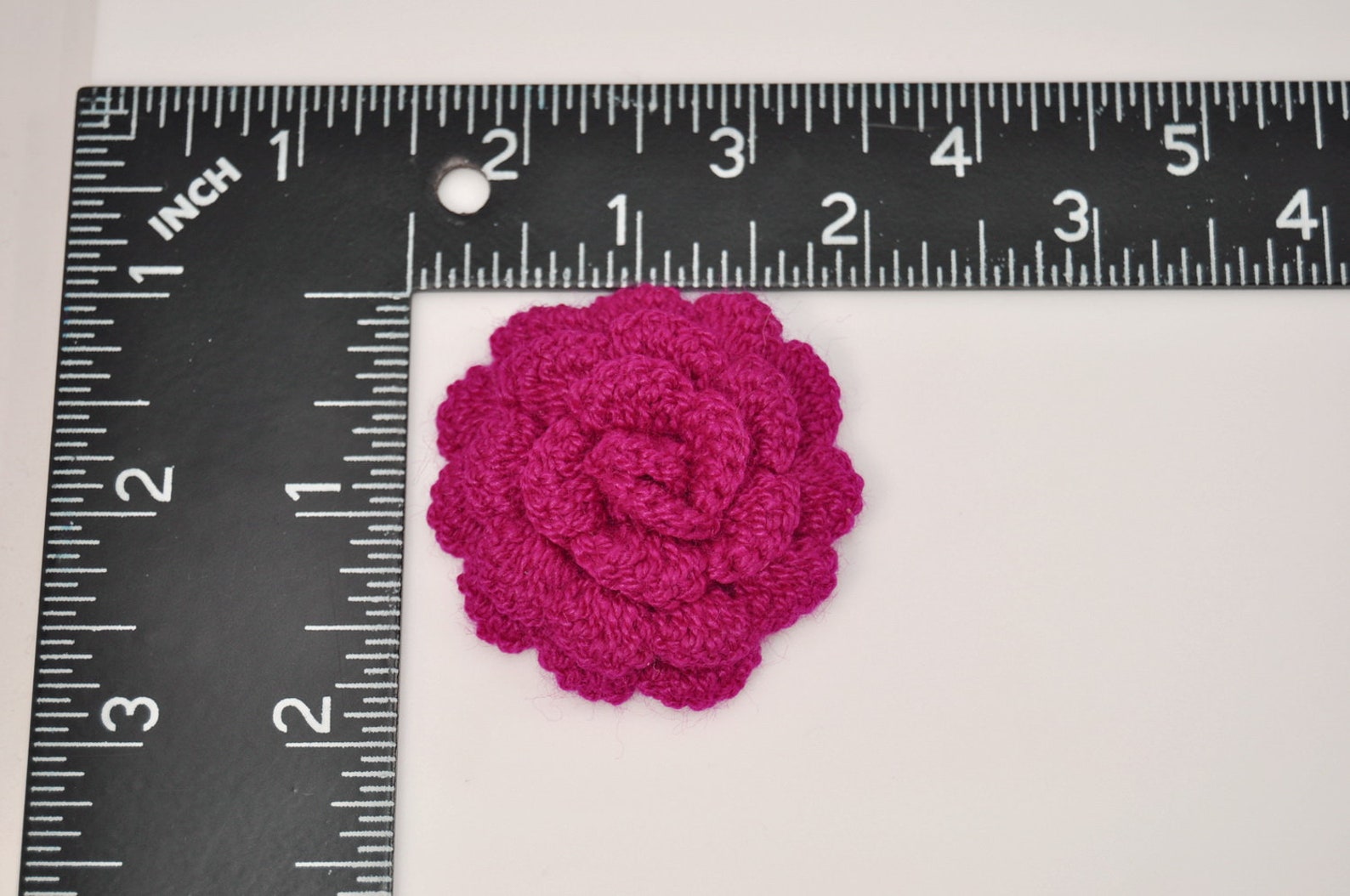 4 pcs handmade red crochet flowers crochet applique crochet | Etsy