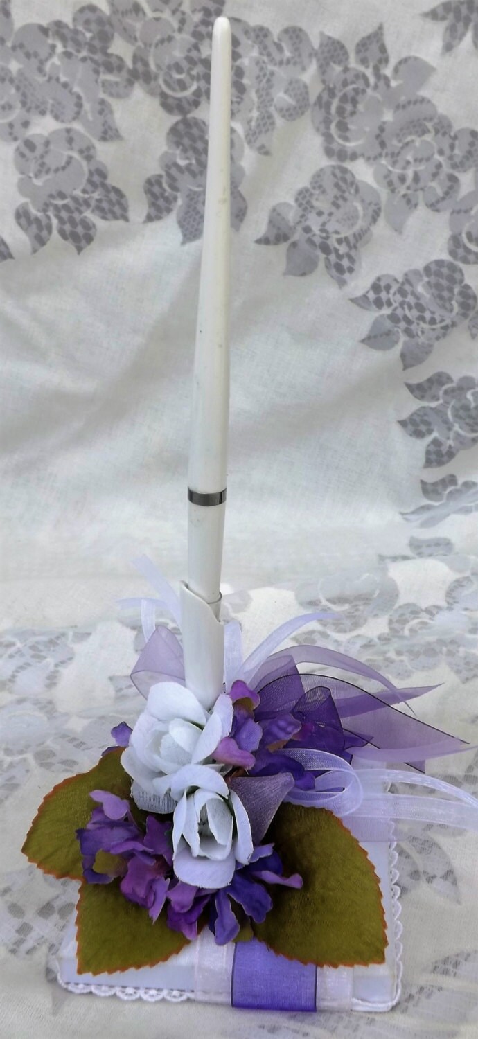Purple Hydrangeas and White Roses Guest Book and Pen Wedding Set 2 Pcs ...