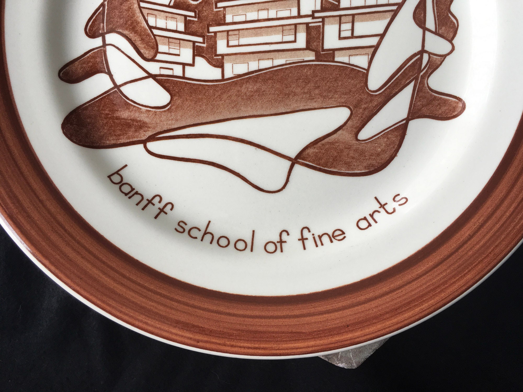 Banff School of Fine Arts Cafeteria Plate university of Alberta - Etsy