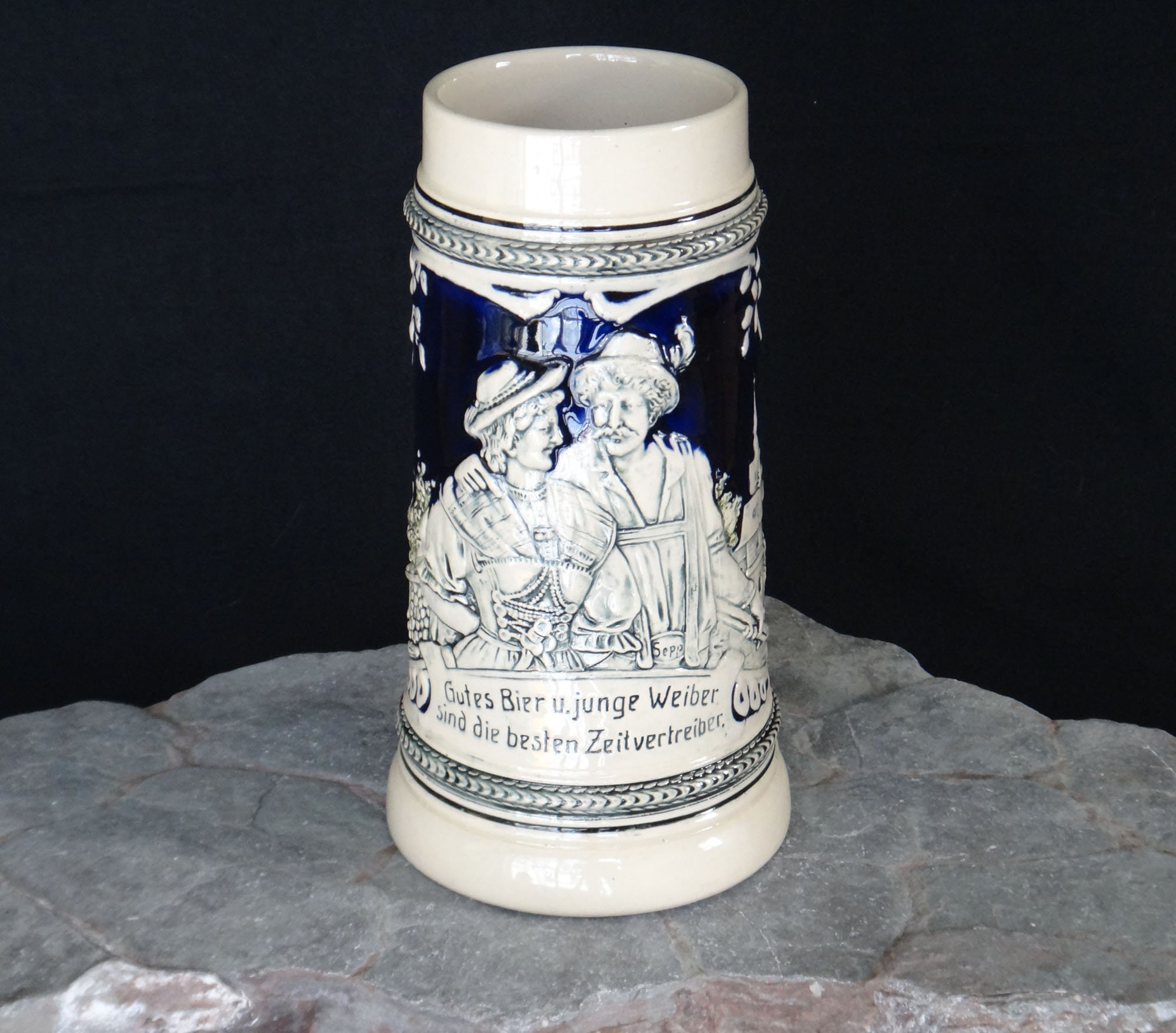 Authentic German beer tankard late 19th early 20th century | Etsy