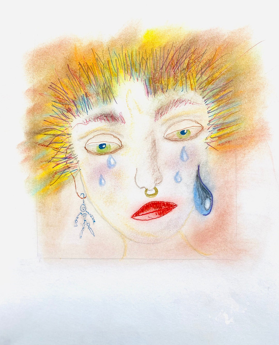 Wall Art/matilda; 11"wx14"h; FREE SHIPPING; Fine Art Giclee of Original ...