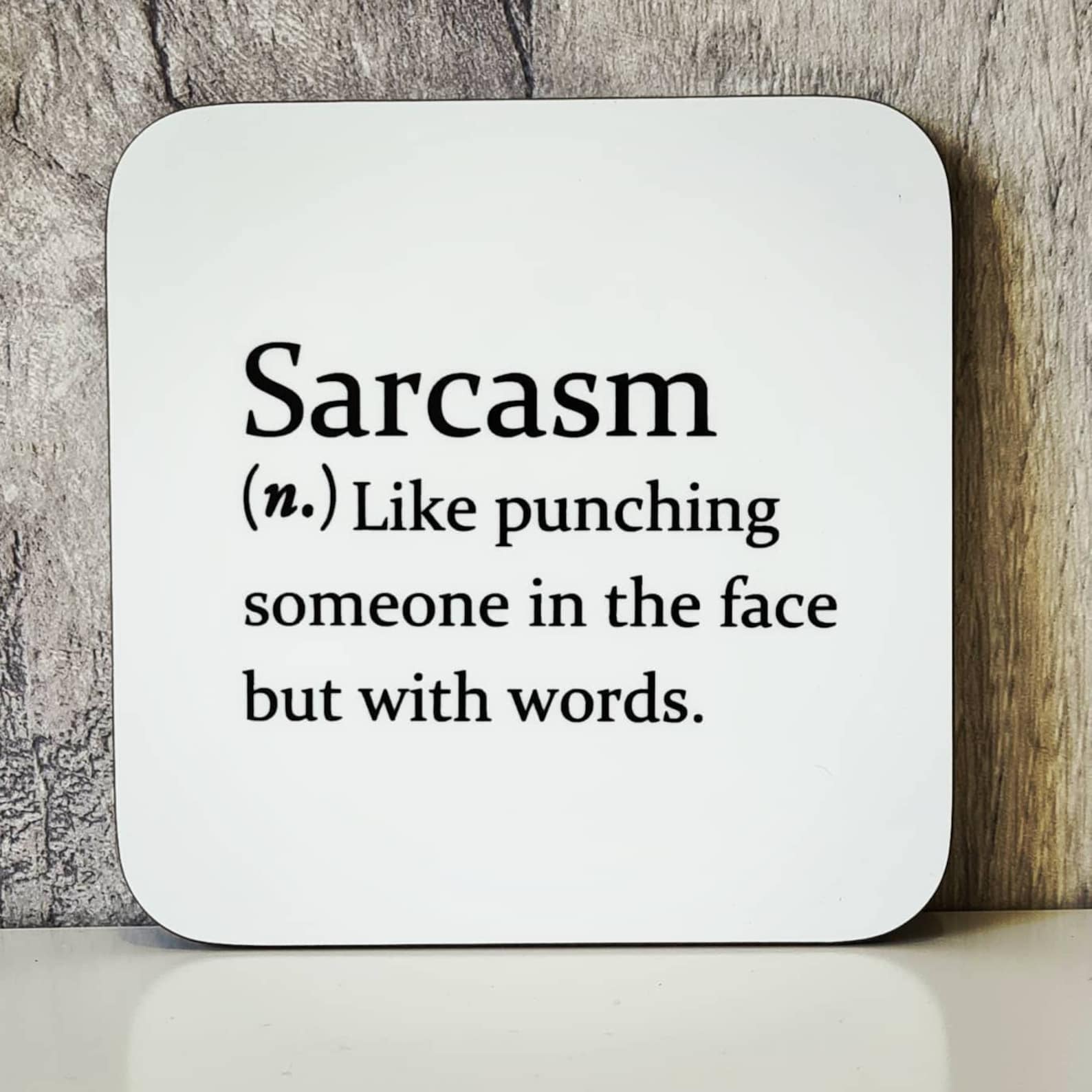 Sarcastic Dictionary Definition Coaster Funny Coaster - Etsy UK